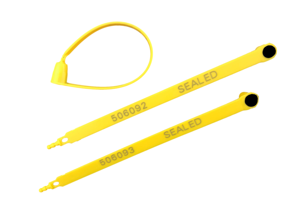 (500) PLASTIC TRUCKER BAND SEALS. FREE SHIPPING - Seals 4 Seals