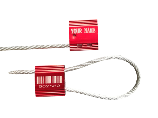 (200) HIGH SECURITY 10″ CUSTOMIZED CABLE SEALS. FREE SHIPPING - Seals 4 ...